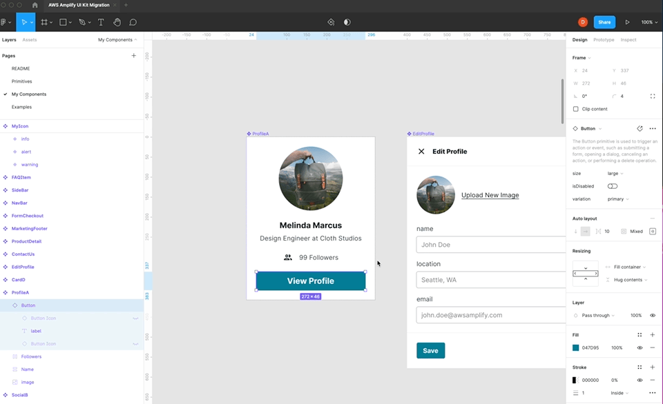 Reattach figma components